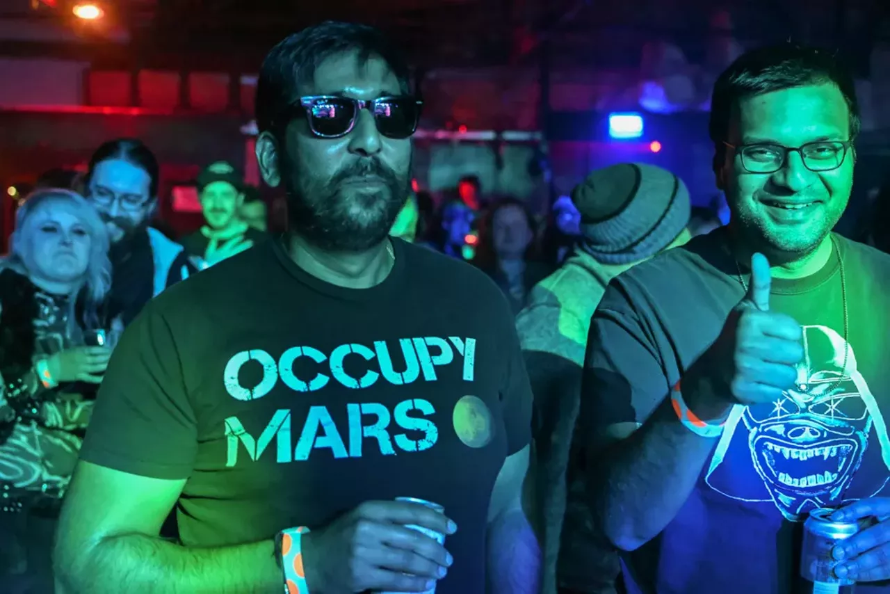 All the late-night ravers we saw at the Glitch Mob show at Tangent ...