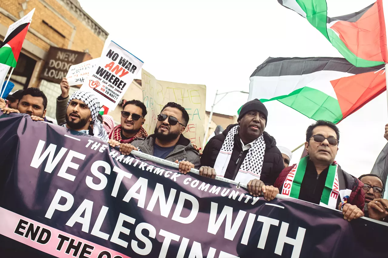 Hamtramck marches for Palestine, demanding ceasefire