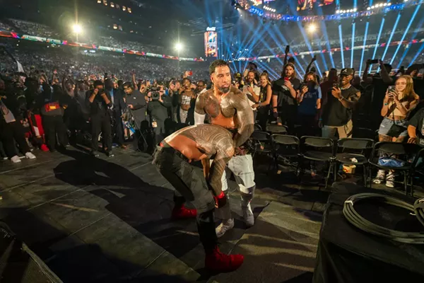 SummerSlam at Detroit's Ford Field; WWE superstars visit community youth