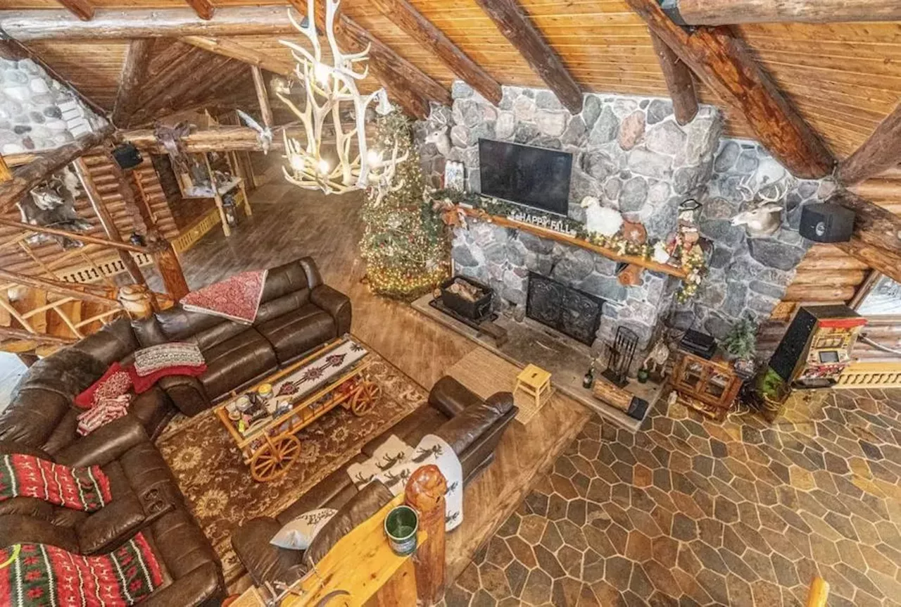 This insane $649k log cabin in Michigan's U.P. is a wood-lover's dream ...