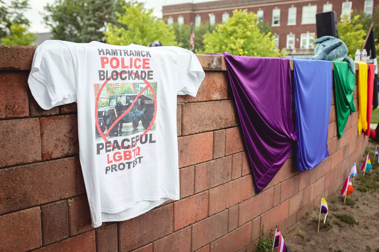 Nessel joins Hamtramck protest over city banning LGBTQ+ Pride flags ...